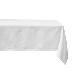 JULISKA Berry Scallop Tablecloth, 60 X 120 - White
