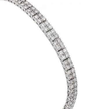 Bloomingdale'S Diamond Double Row Bracelet 4.0 Tcw