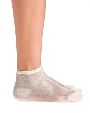 STEMS Hailey Silky Sheer Socks - Ivory