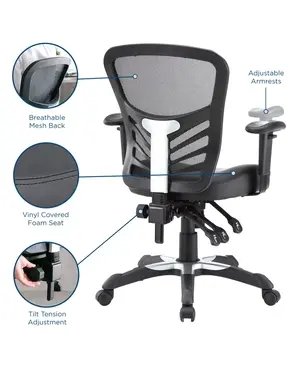 MODWAY Articulate Vinyl Office Chair