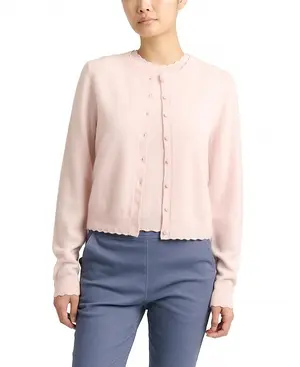 CARTOLINA Lucy Cashmere Cardigan - Shell Pink