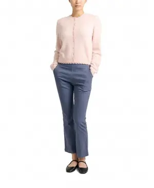 CARTOLINA Lucy Cashmere Cardigan - Shell Pink