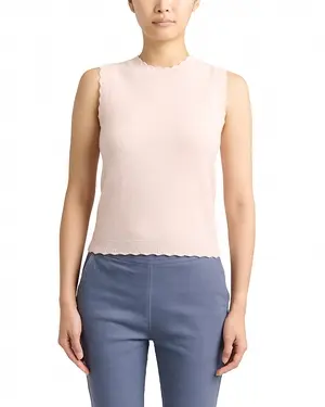 CARTOLINA Lou Knit Tank - Shell Pink