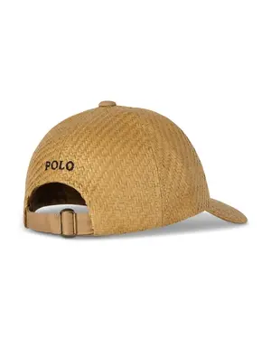Polo Ralph Lauren Straw Baseball Cap - Cafe Tan