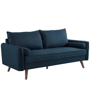 MODWAY Revive Upholstered Fabric Sofa - Azure