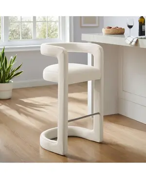MODWAY Winslow Performance Velvet Bar Stool