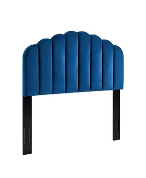 MODWAY Veronique Performance Velvet Headboard Navy
