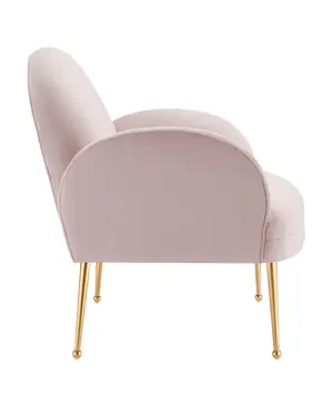 MODWAY Transcend Performance Velvet Armchair - Pink