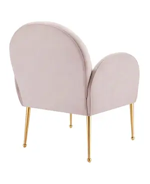 MODWAY Transcend Performance Velvet Armchair - Pink