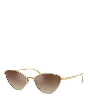 Khaite Butterfly Sunglasses 56mm - Gold