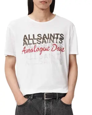 ALLSAINTS Graphite Print Tee