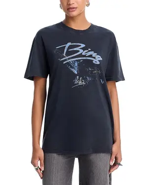 ANINE BING Kent Eagle Tee - Black