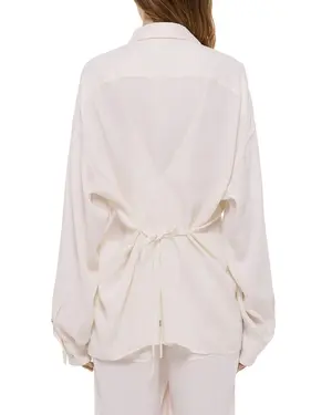 Helmut Lang Soft Cinched Shirt - Ivory