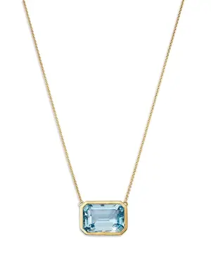 Bloomingdale'S Topaz Pendant Necklace In 14k Yellow - Gold