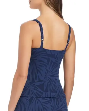 BLEU BY ROD BEATTIE Square Neck Tankini Top - Midnight