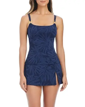 BLEU BY ROD BEATTIE Square Neck Tankini Top - Midnight