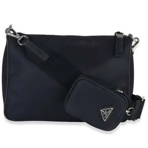 Prada Re-nylon And Saffiano Leather Trim Shoulder Bag