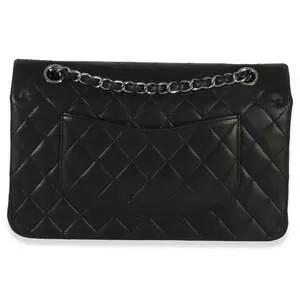 Chanel Quilted Lambskin Classic Flap Bag - Black