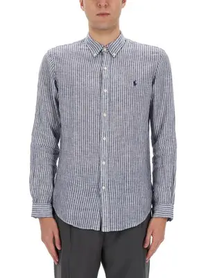 Polo Ralph Lauren Shirt With Logo - Blue