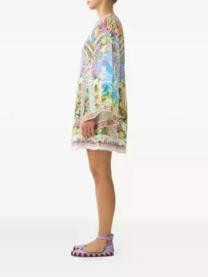 Camilla Deep V-neck Mini Dress
