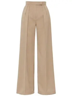 Max Mara Quorum Wide Leg Trousers - Beige