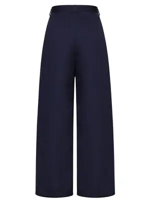Stella McCartney Cotton Cargo Pants - Blue