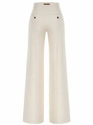 Max Mara Snapper Pants - Ivory