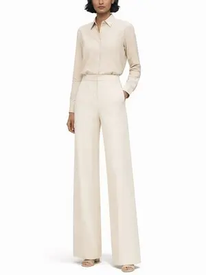 Max Mara Snapper Pants - Ivory