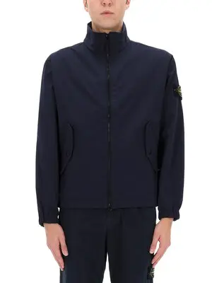 Stone Island Stiff Collar Jacket - Blue
