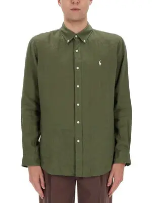 Polo Ralph Lauren Shirt With Logo - Green