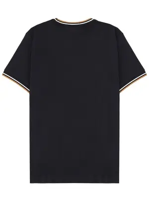 Fred Perry T-shirt With Logo - Black