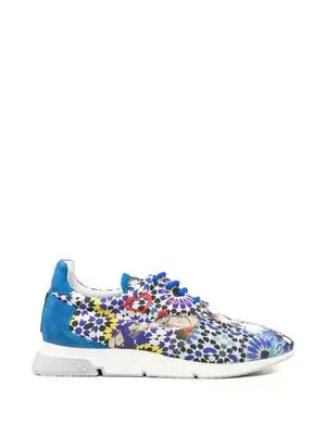 THE ARTISTYLIST Panda Print Sneakers - Blue