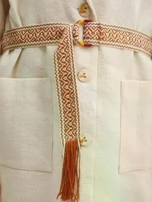 LA PETITE FRANÇAISE Voyelle Button Pocket Cardigan