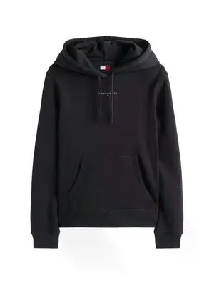 Tommy Hilfiger Logo Hoodie - Black