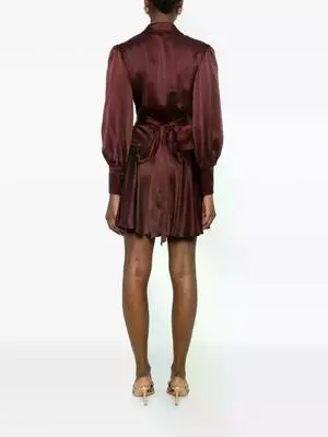 Zimmermann Wrap-draped Mini Dress
