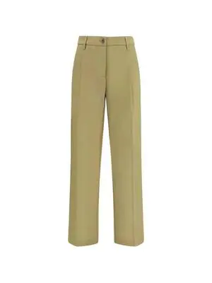 CRUNA Cora Pleated Trousers - Green