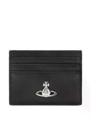 VIVIENNE WESTWOOD Orb-plaque Card Holder - Black