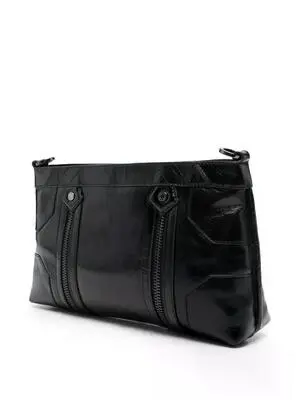 Zadig&Voltaire Patent Leather Shoulder Bag - Black