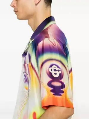 Casablanca Sporchid Ss Printed Shirt