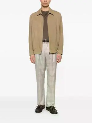 Jacob Cohen Lucas Checked Pleated Trousers