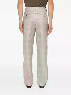 Jacob Cohen Lucas Checked Pleated Trousers