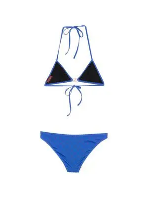 Gucci Gg-print Bikini - Blue