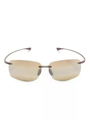 Maui Jim Hema Rimless Sunglasses - Brown