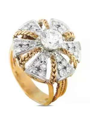 LB EXCLUSIVE Diamond 18k Rose Ring - Gold