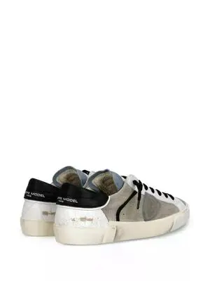 Philippe Model Prsx Low Panelled Sneakers - Brown