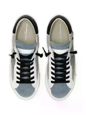Philippe Model Prsx Low Panelled Sneakers - Brown