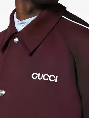 Gucci Logo-embroidered Bomber Jacket
