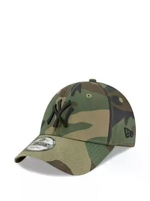 New Era Camouflage-printed Logo Cap - Green