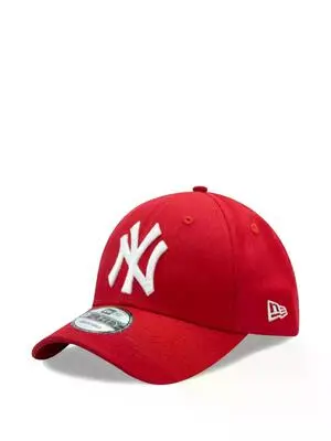 New Era Embroidered-logo Baseball Cap - Red