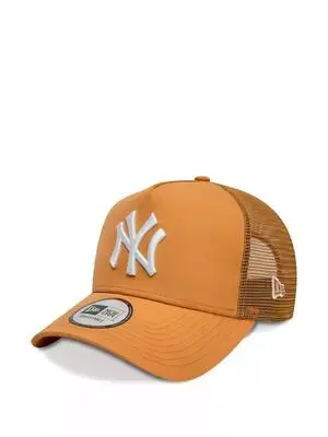New Era Embroidered-logo Baseball Cap - Orange